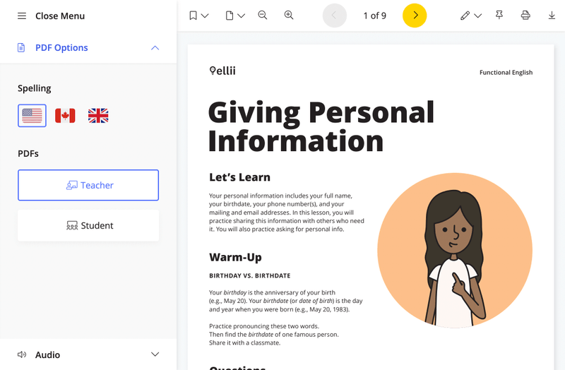 Lessons Tour – Ellii (formerly ESL Library)