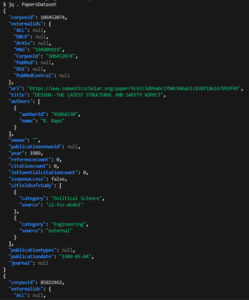 Tutorial | Semantic Scholar Academic Graph API