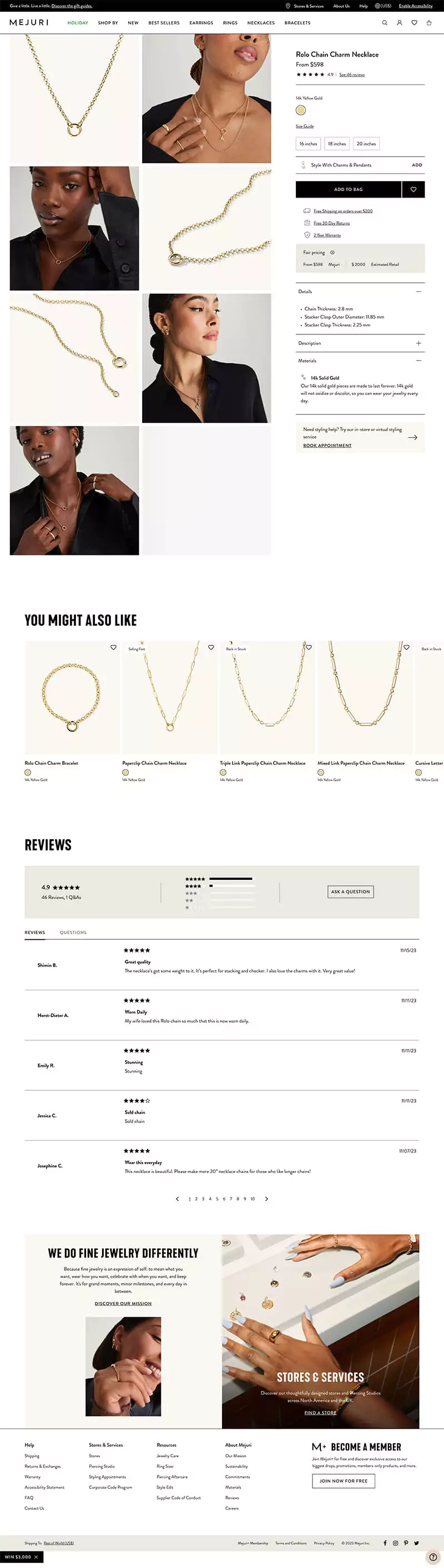 Jewelry Product Page: 24 High-Converting Examples