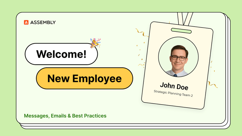 50 Welcome Messages for New Employees (With Examples)