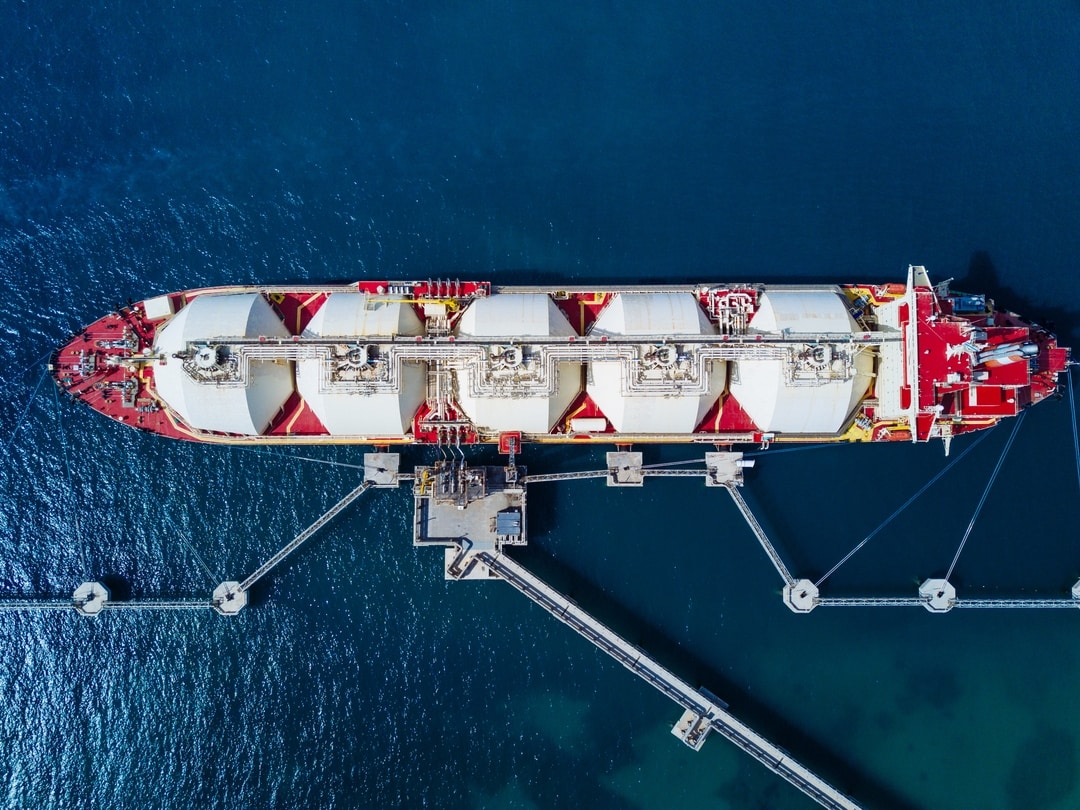 Construction of an LNG jetty