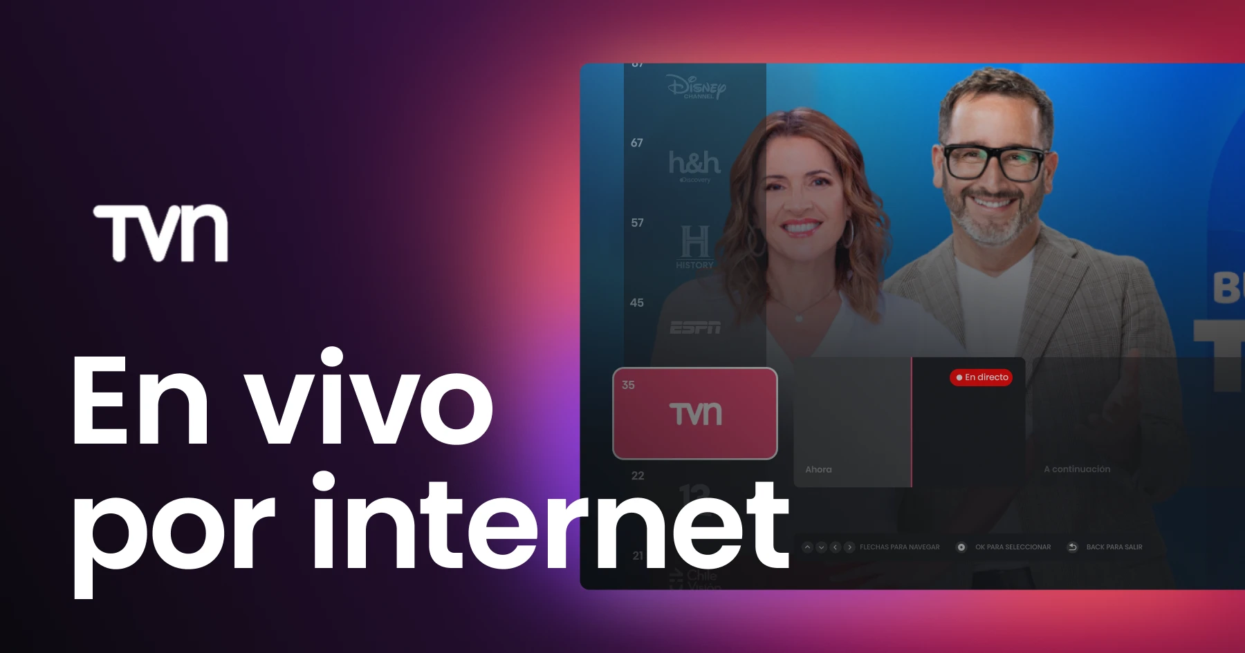 Ver TVN en vivo online HD | Ahora Caigo y Buenos Días a Todos