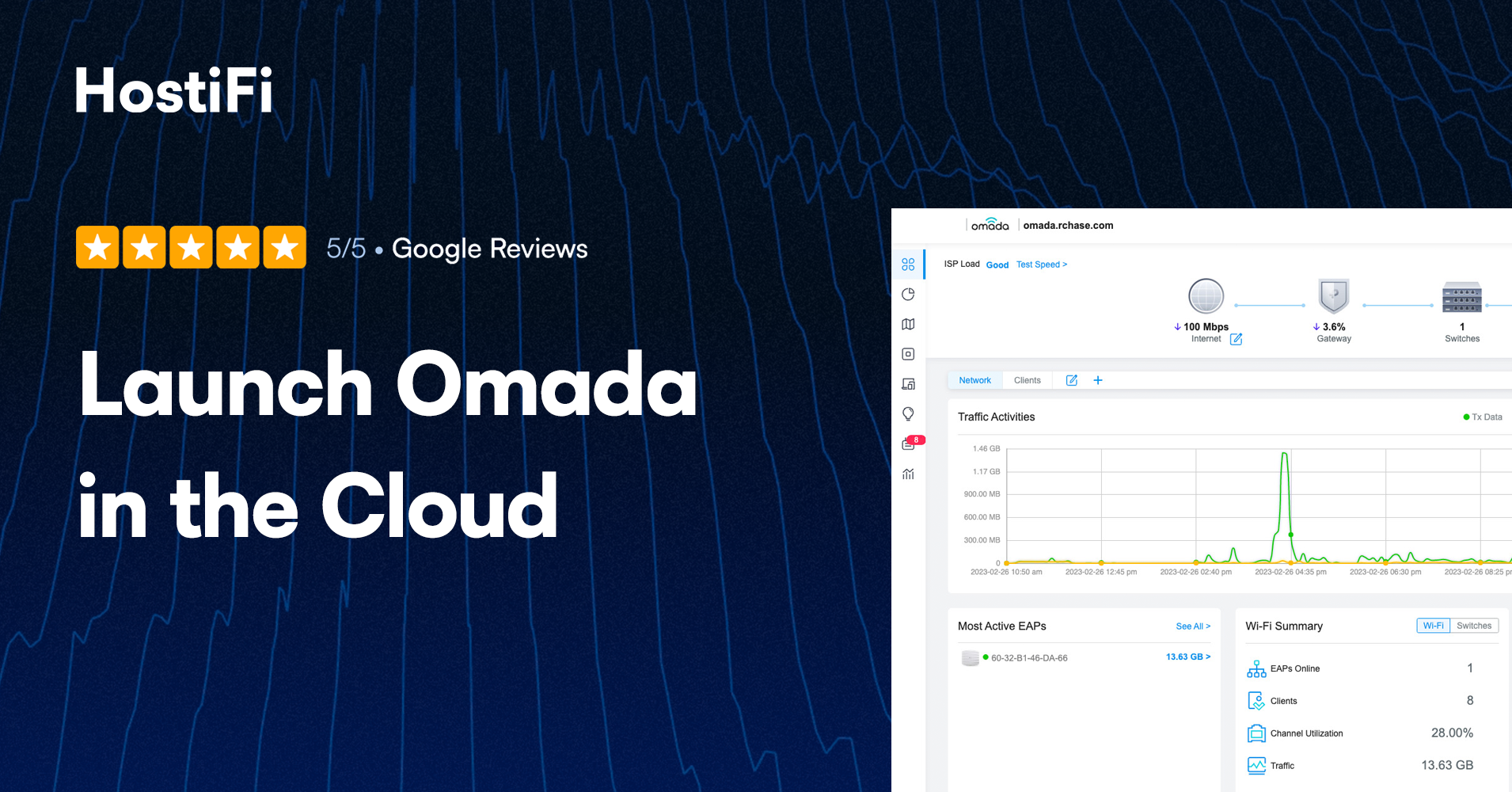 HostiFi - Launch Omada in the Cloud