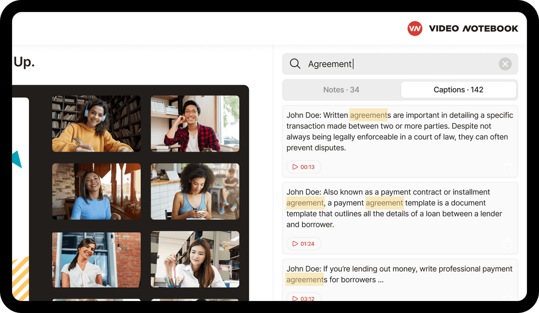 Meeting Screenshots and Notes - Zoom & Google Meet