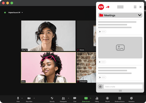 Meeting Screenshots and Notes - Zoom & Google Meet