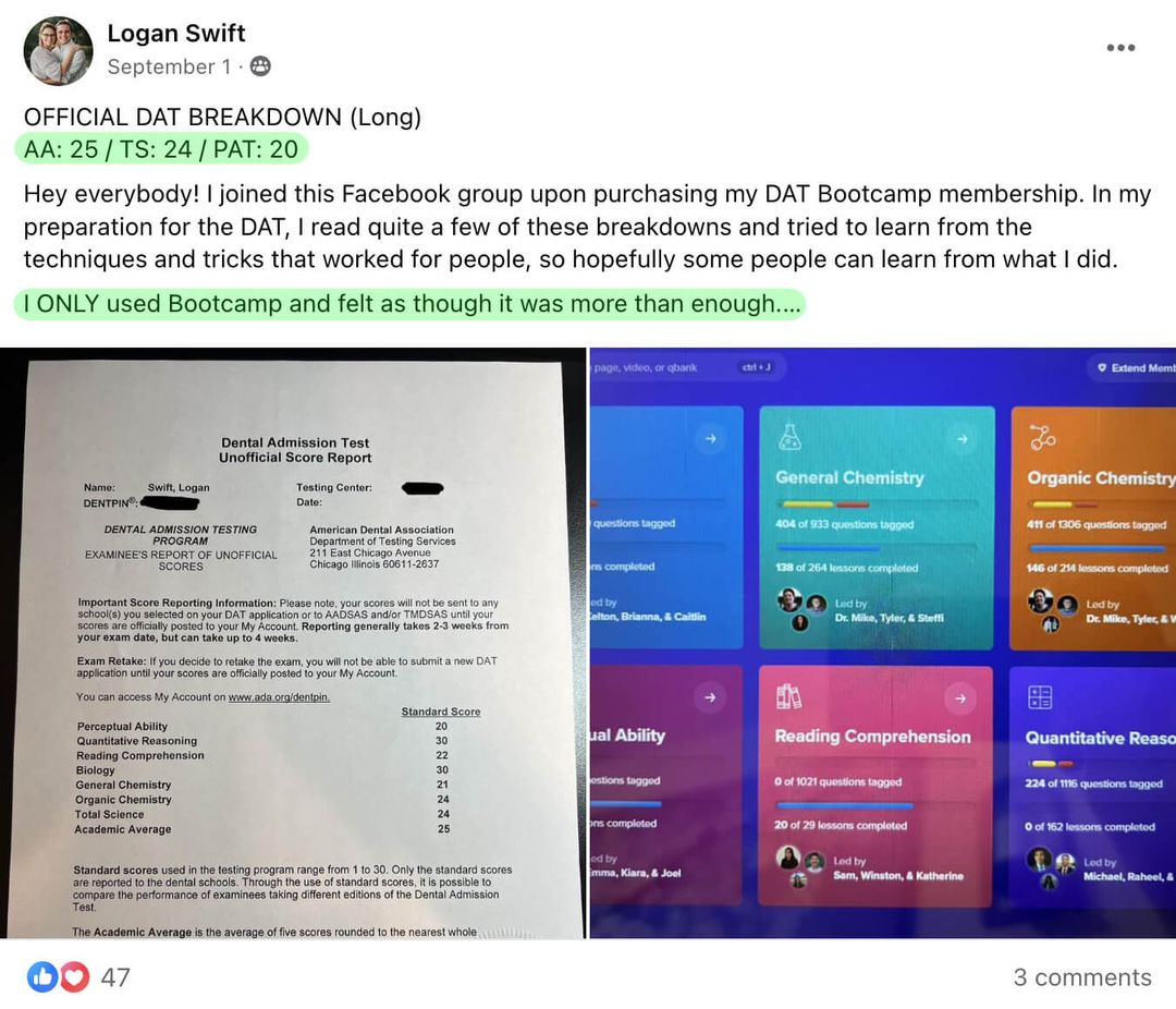 Upgrade Your Membership | DAT Bootcamp