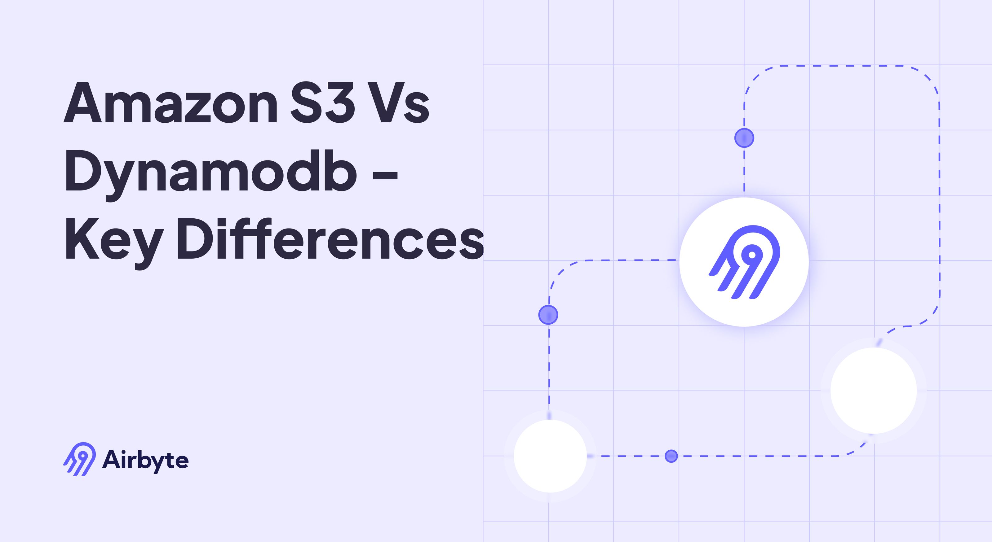 Amazon S3 vs DynamoDB - Key Differences | Airbyte