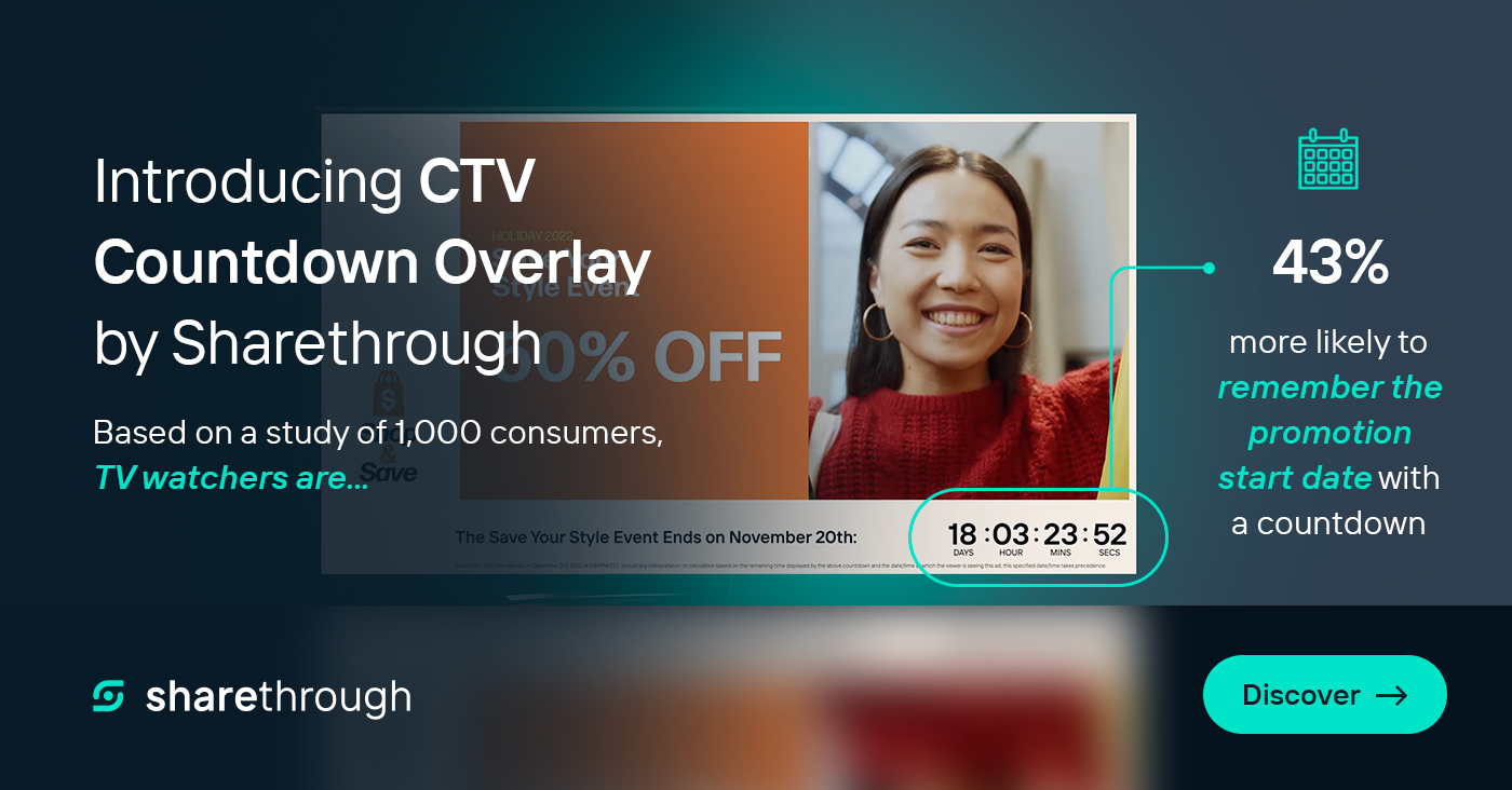 CTV Countdown Overlay — Sharethrough