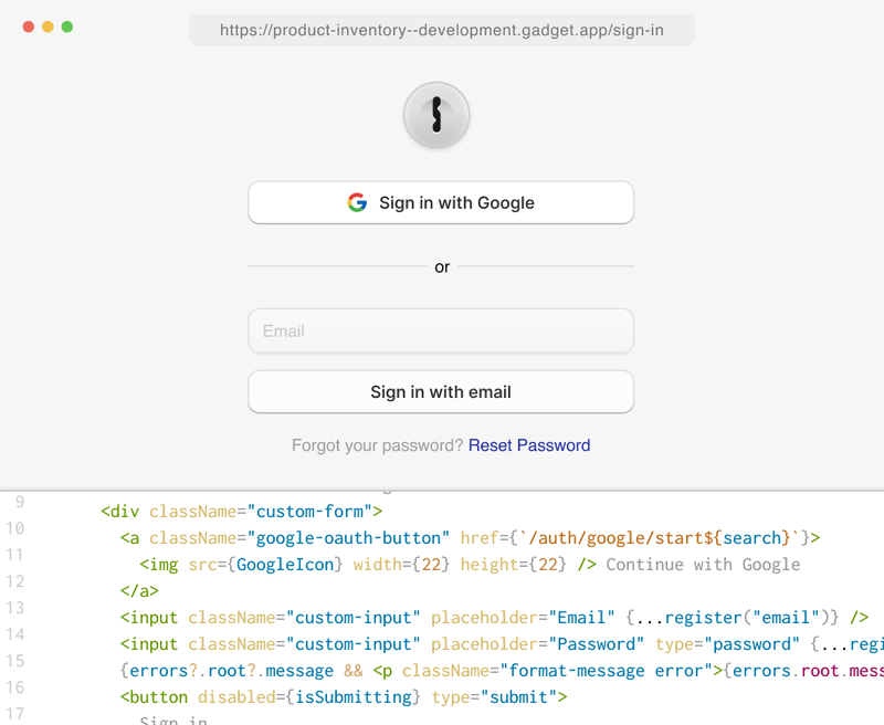 Gadget | Faster full-stack app development