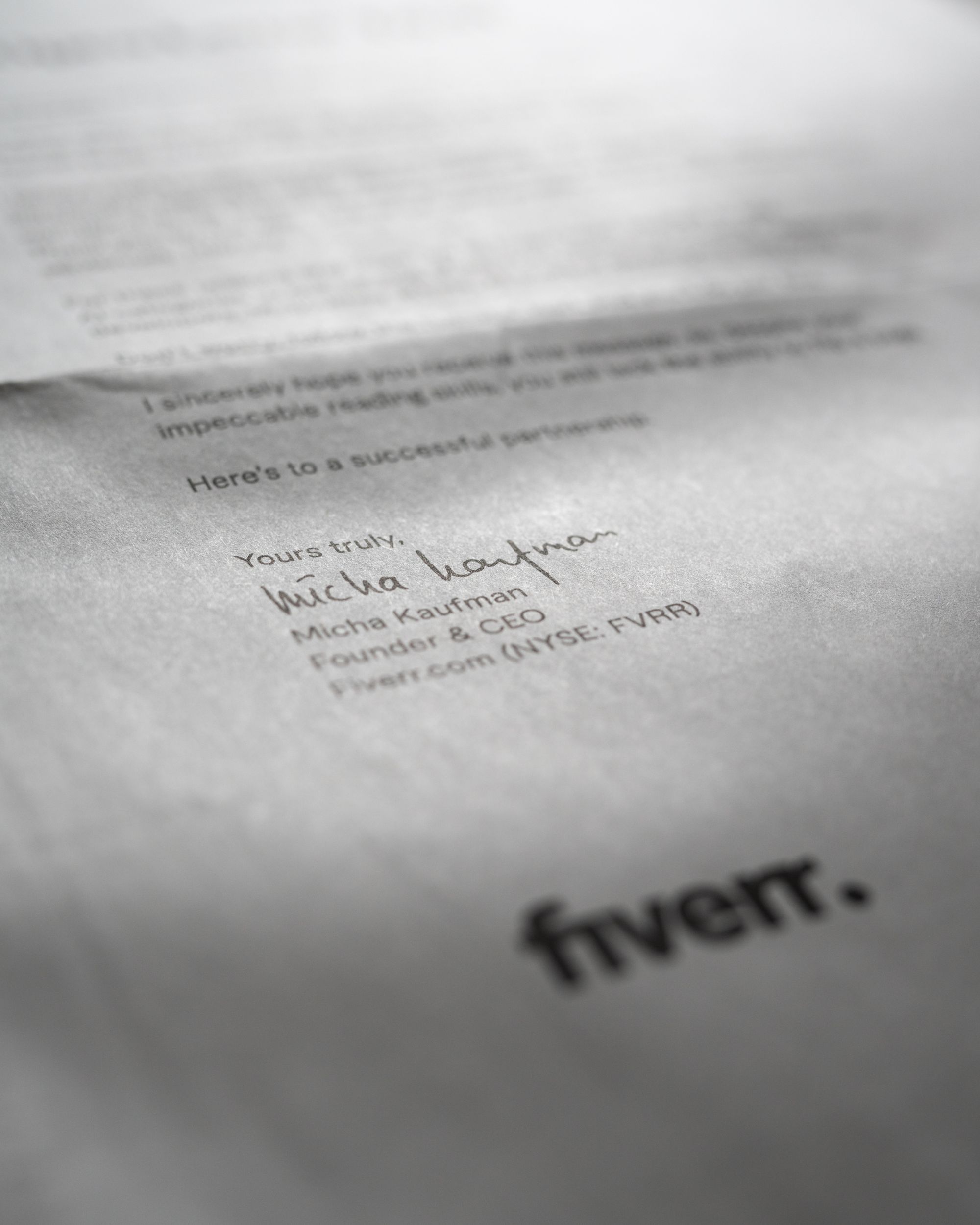 Micha Kaufman | Fiverr Blog