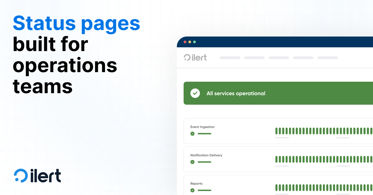 Status Pages | ilert