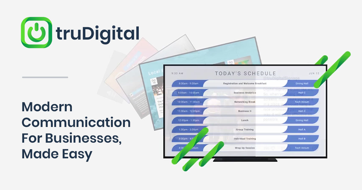 Request a Demo | truDigital | Digital Signage Solutions