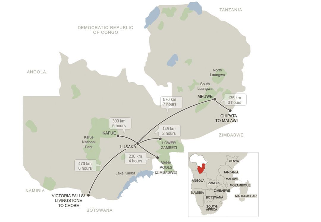 Distances and Driving Times | Namibia Tours & Safaris