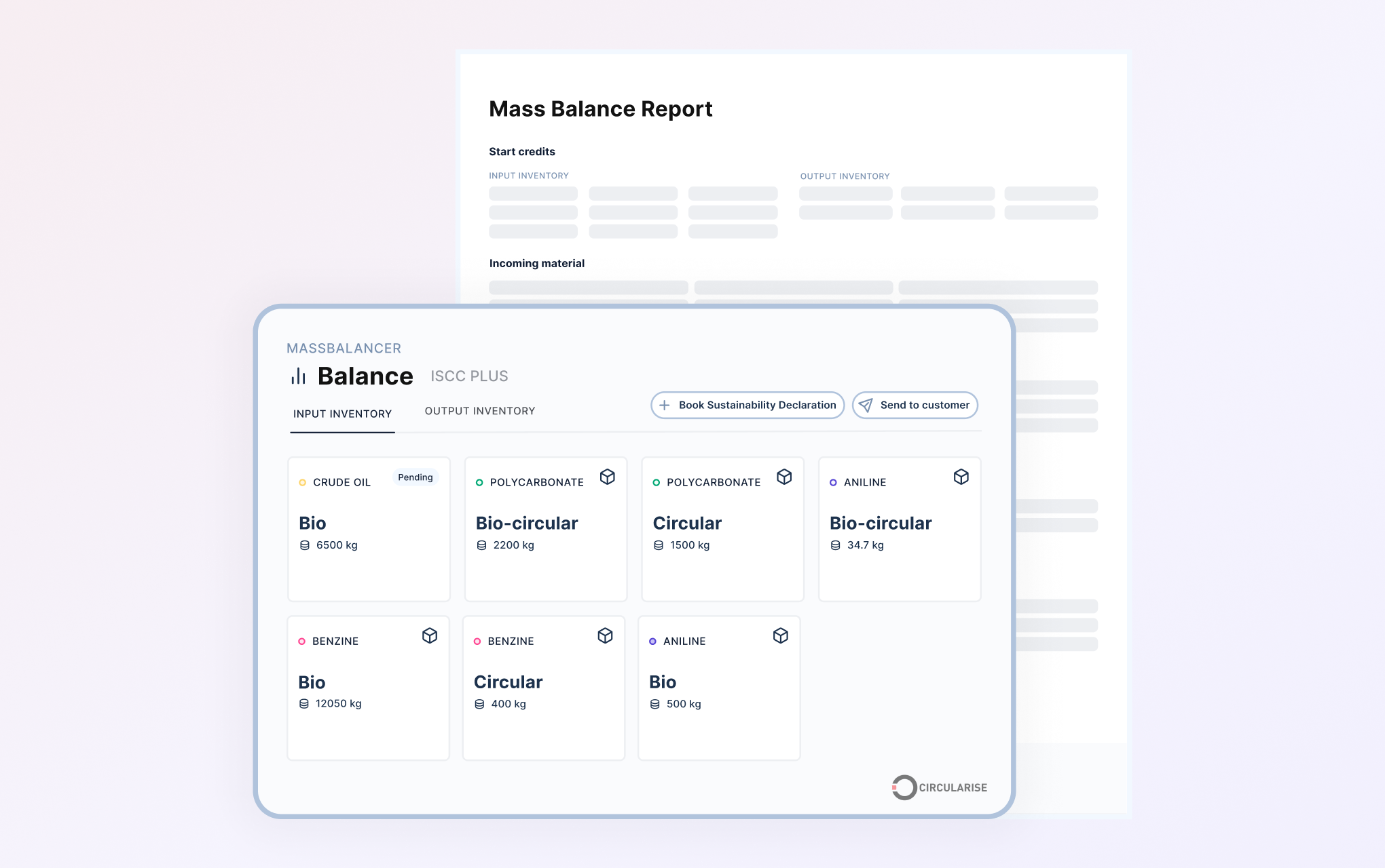 MassBalancer: How to do mass balance bookkeeping at scale