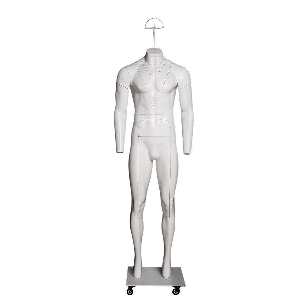 Male Standard Western-Size Ghost Mannequin GH27