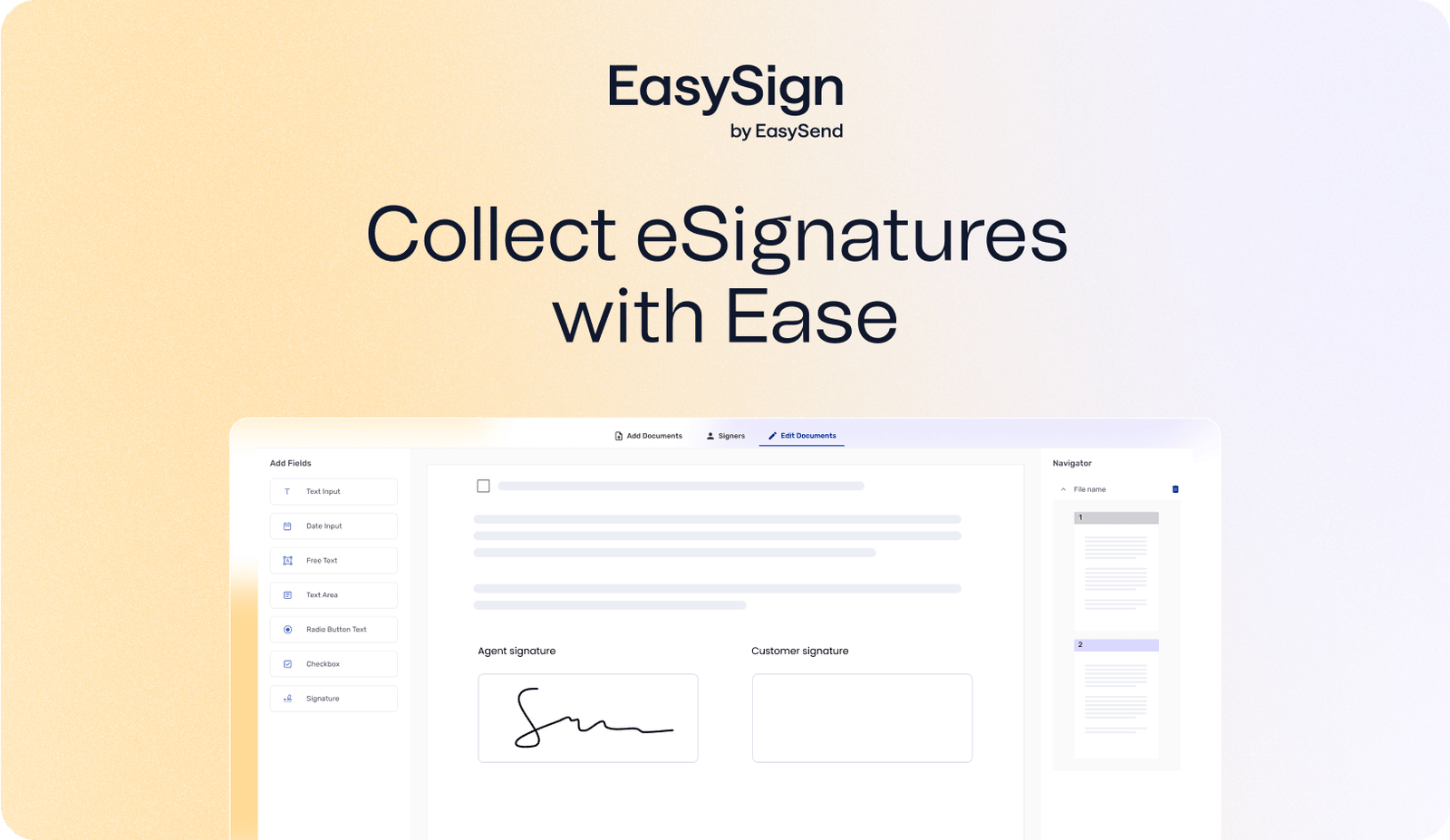 Introducing EasySign: simple eSignatures for complex workflows | EasySend