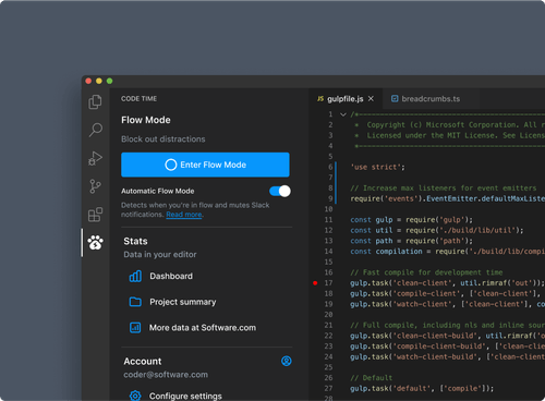 Code Time | Automatic time tracking for developers