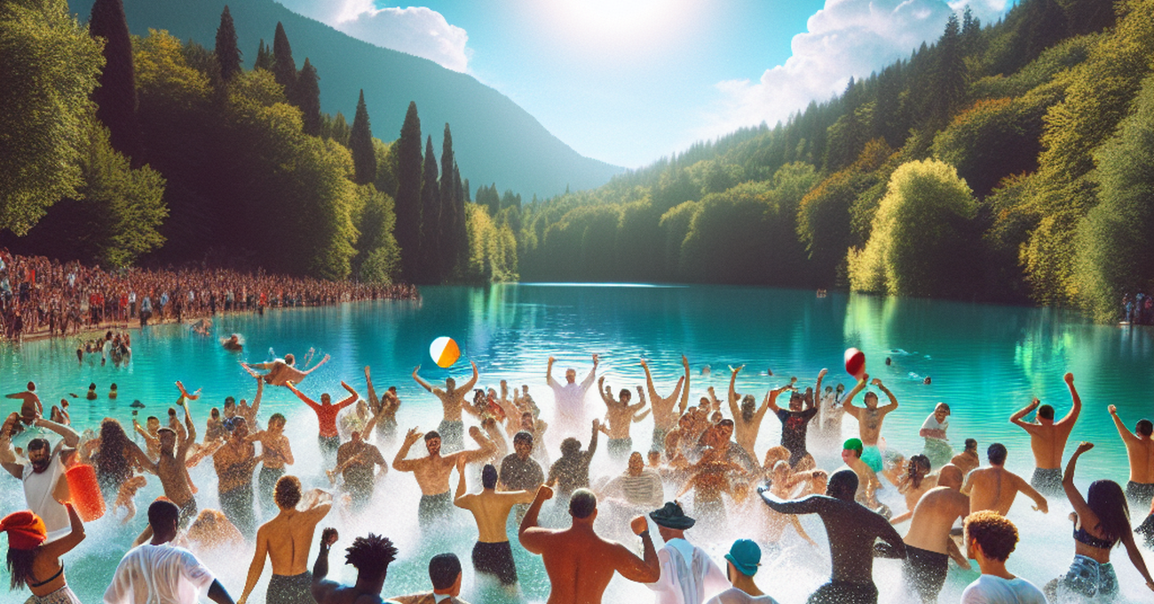 10 Lakes Where You Can Participate in Flash Mob Water Dances