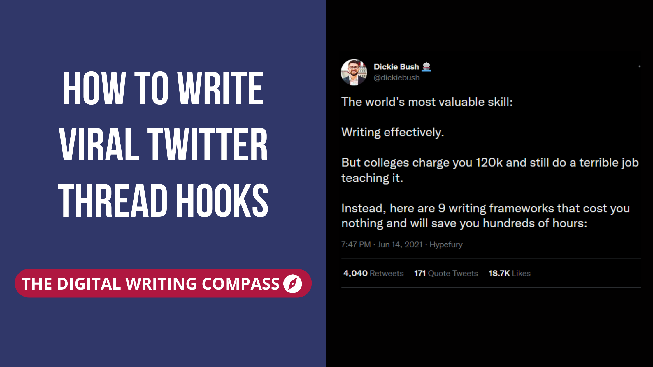 How to Write a Twitter Thread Using Hooks That Earn Attention Effortlessly