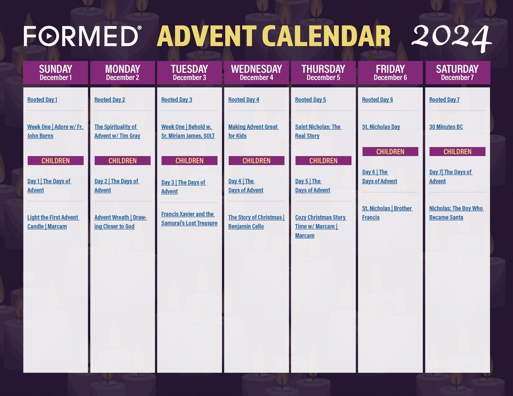 Advent Daily Catholic Resources | FORMED