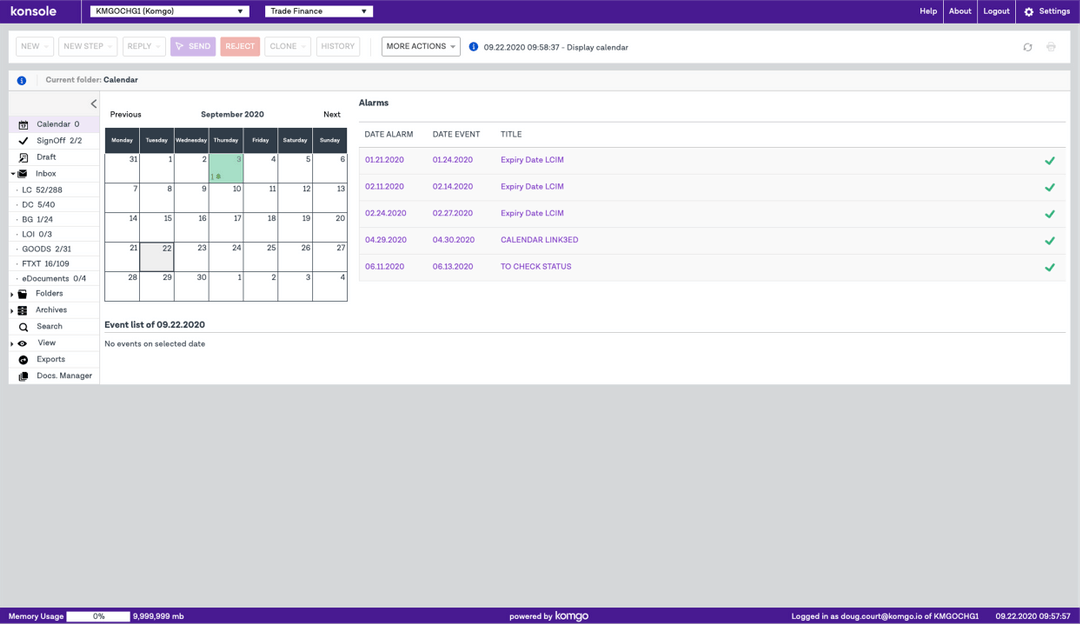 Konsole - Trade Finance Platform for Financial Institutions