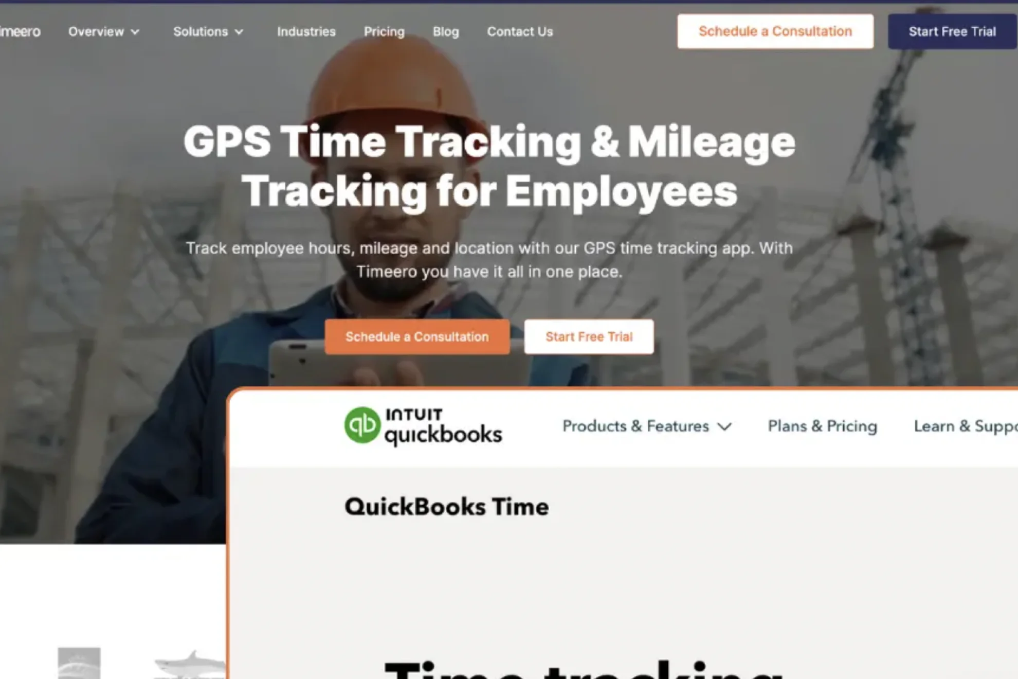 Timeero vs QuickBooks Time: Side by Side Comparison