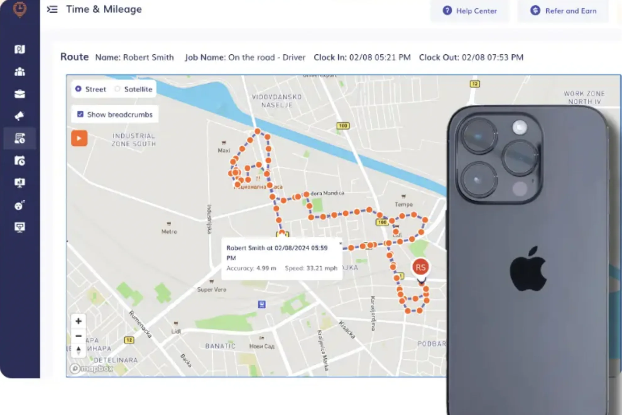 5 Best iPhone Employee GPS Tracking Apps - Timeero
