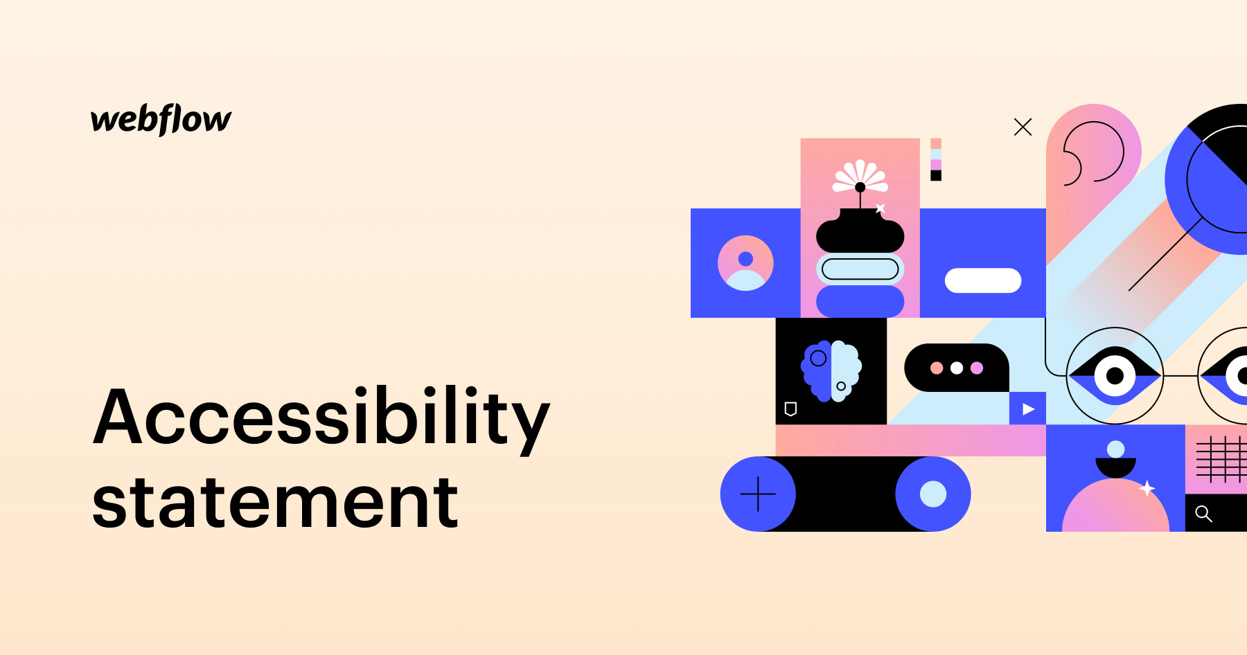 Accessibility statement | Webflow