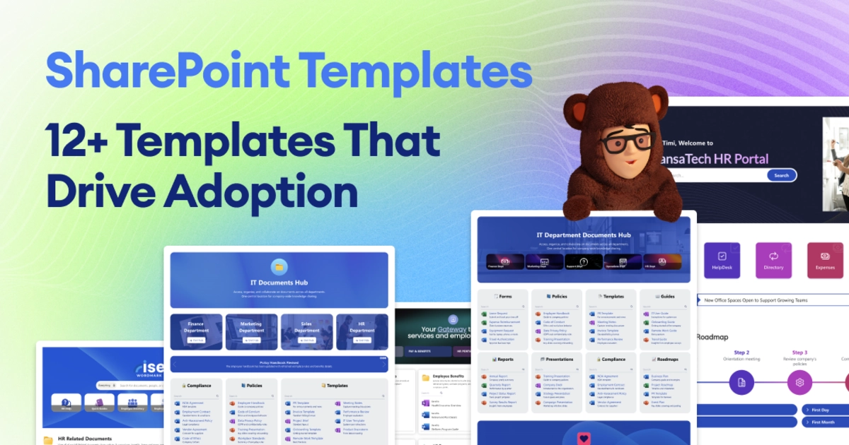 SharePoint Intranet Examples: 12+ Templates You Can Copy