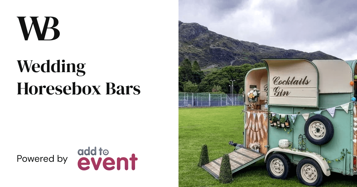 Wedding Horsebox Bars | Horse Box for Hire