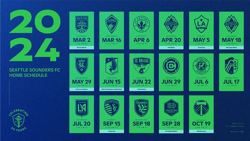 Lumen Field News: 2024 Seattle Sounders FC Season Schedule | Lumen ...