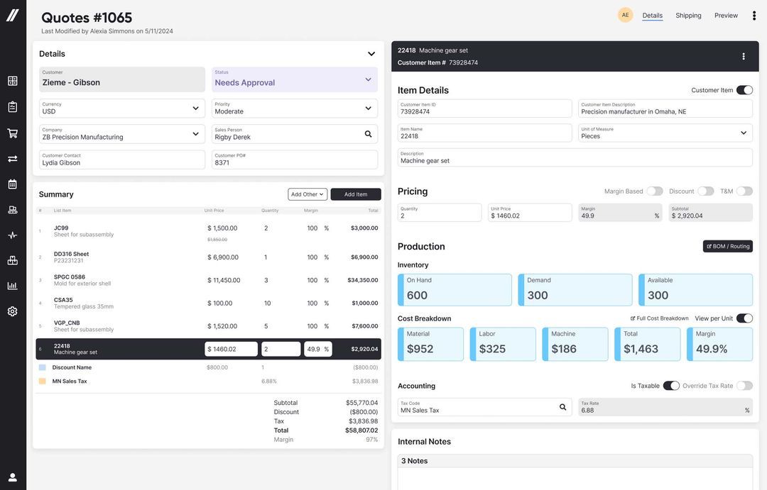 Fulcrum Pro Software | Modern End-to-End Manufacturing OS