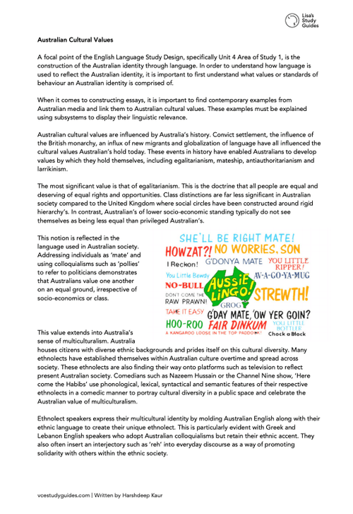 The Ultimate Guide to VCE English Language | Lisa's Study Guides