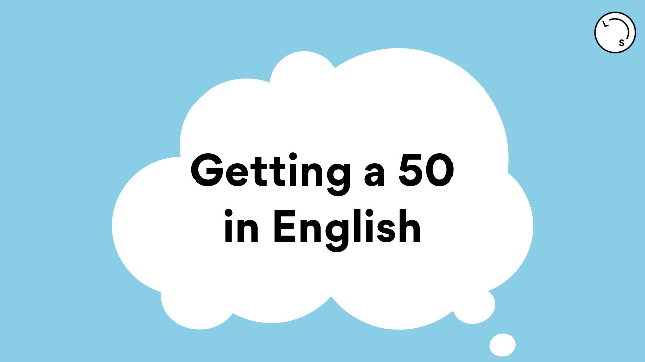 Thinking like a 50 study score English student | Lisa's Study Guides