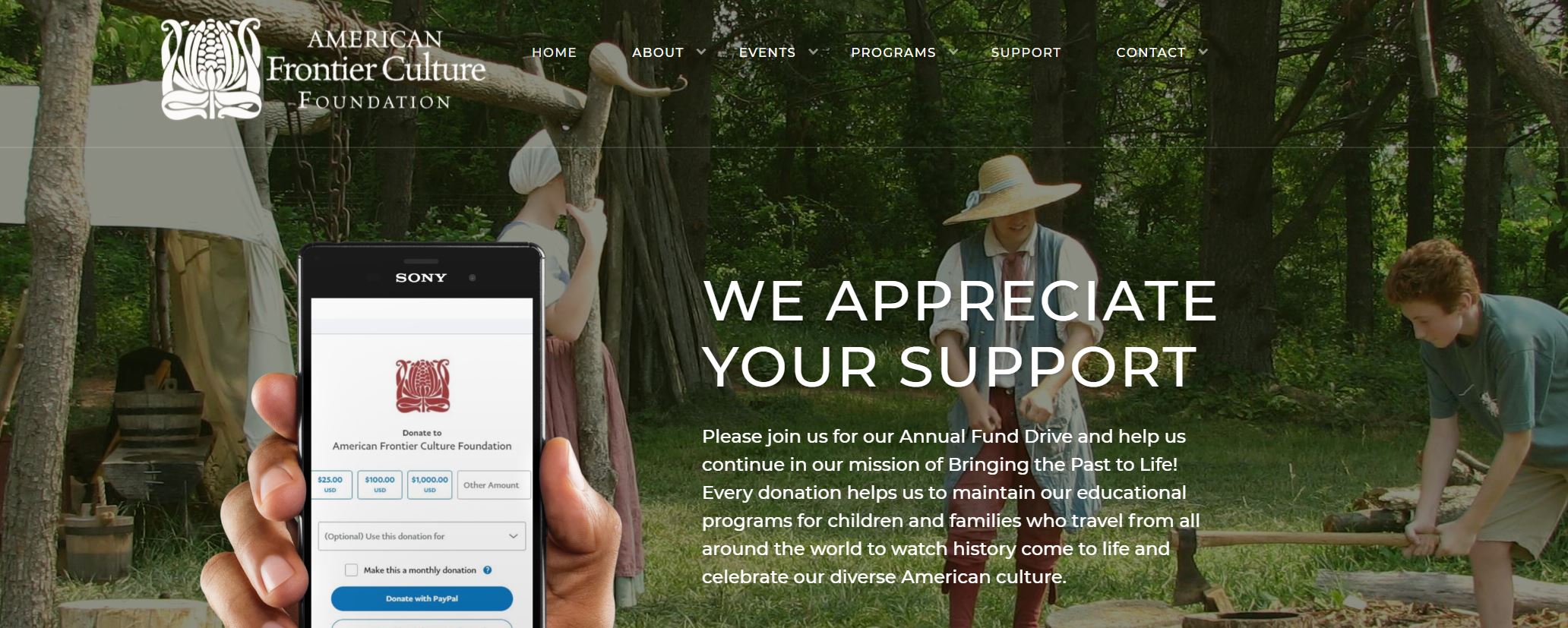American Frontier Culture Foundation | Bringing The Past To Life