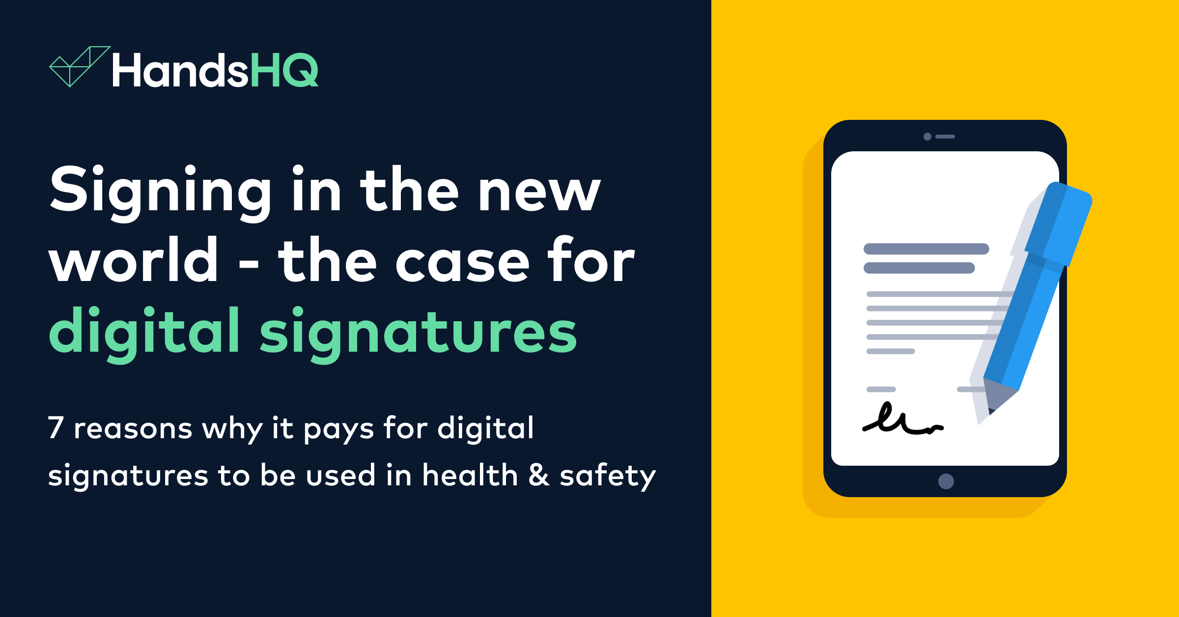 Signing in the new world - the case for digital signatures