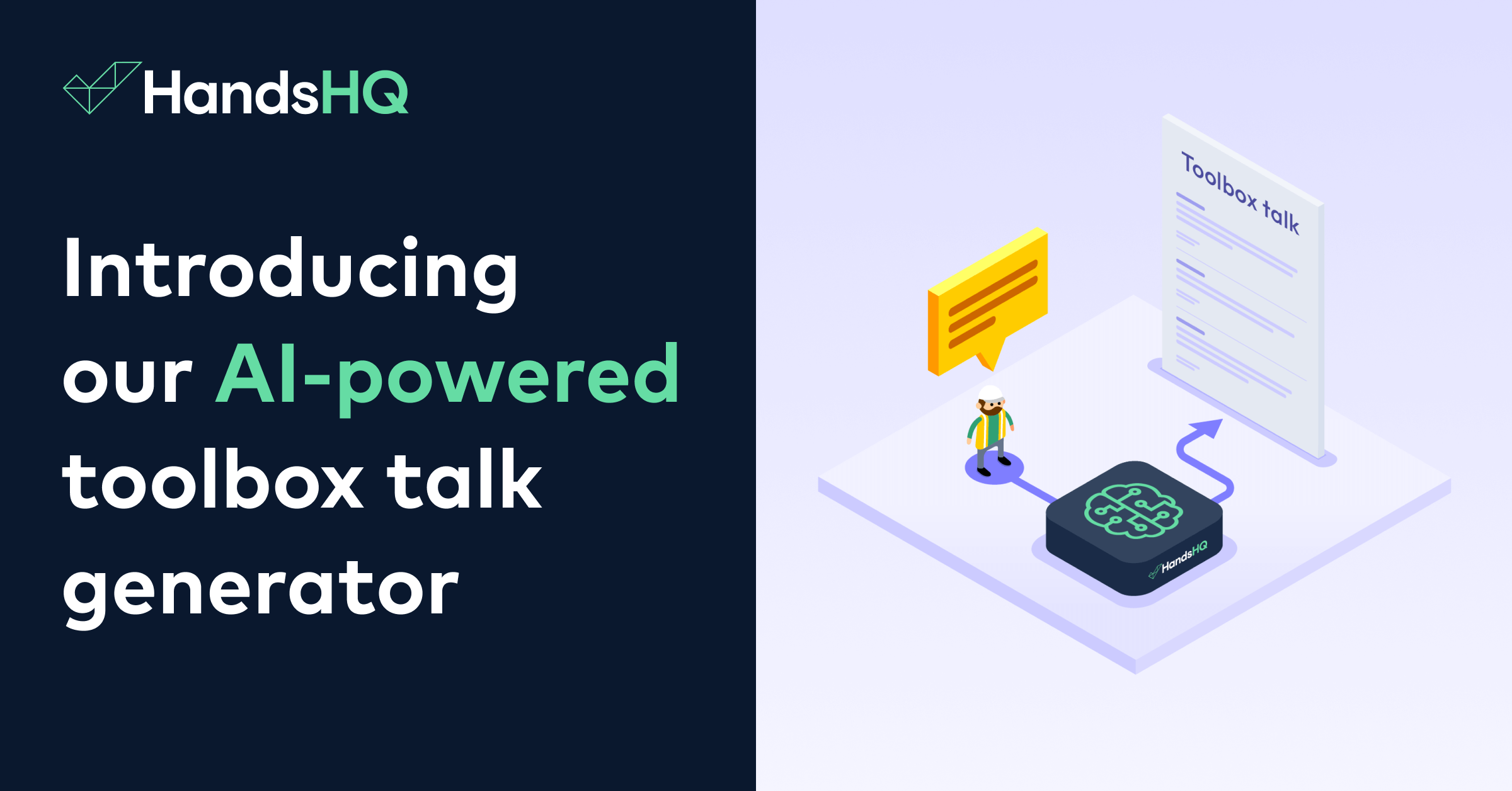 Introducing our AI-powered toolbox talk generator for efficient, and ...