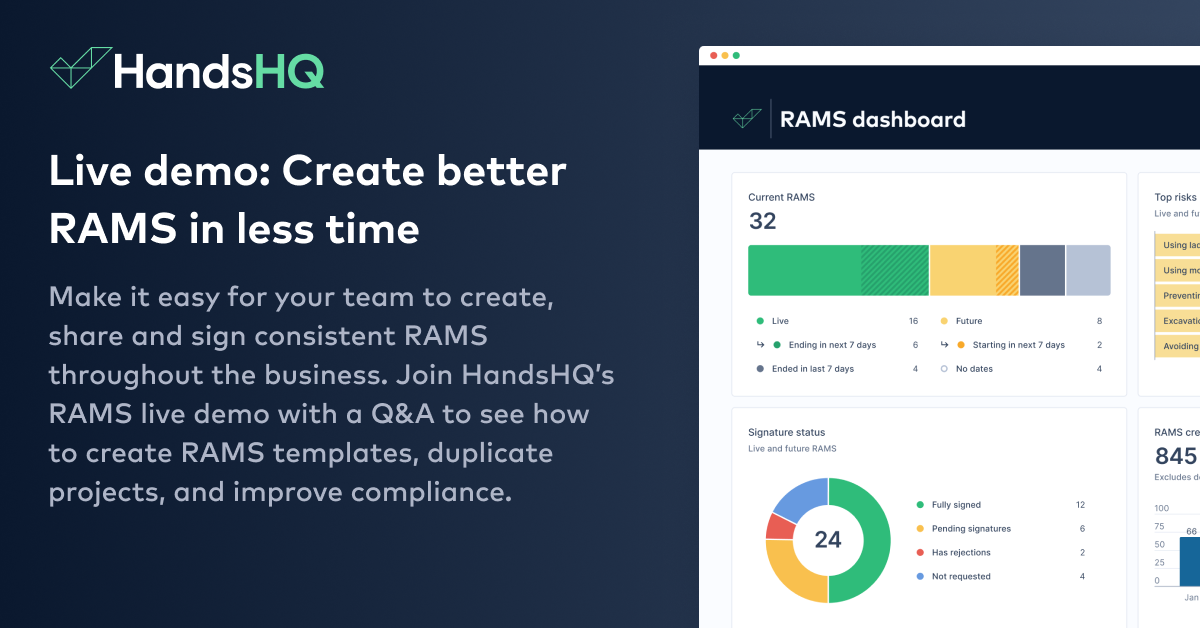Live demo: Create better RAMS in less time