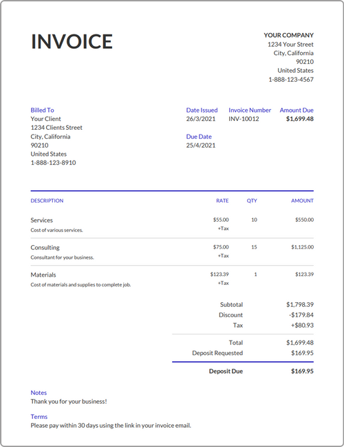 Invoice Maker - Invoicer.ai