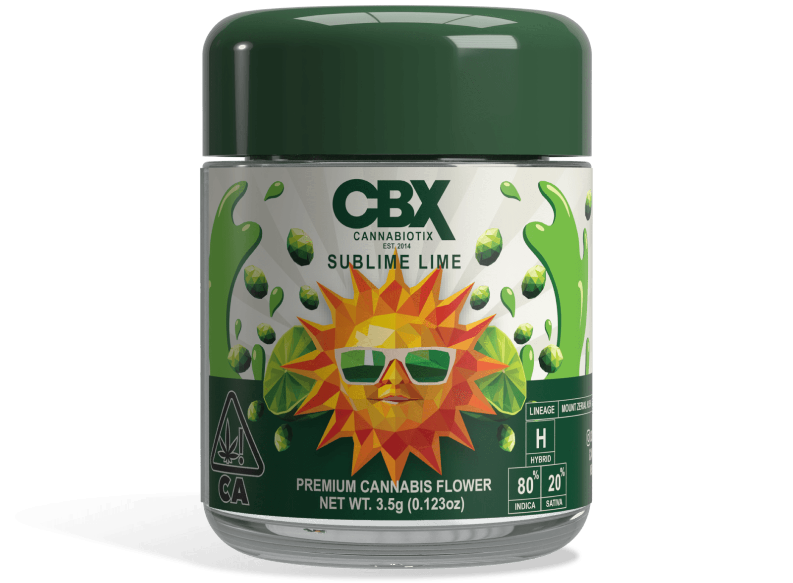 Sublime Lime Premium Flower | CANNABIOTIX