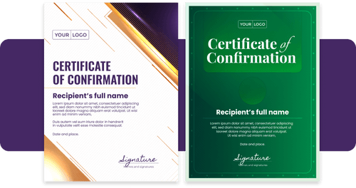 6 FREE Confirmation Certificate Templates | Virtualbadge.io