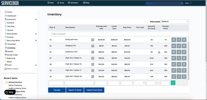 HVAC Software - Scheduling, Dispatch, and Invoicing