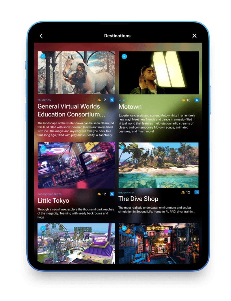 Second Life Mobile | Official Virtual World & Social Avatar Chat App