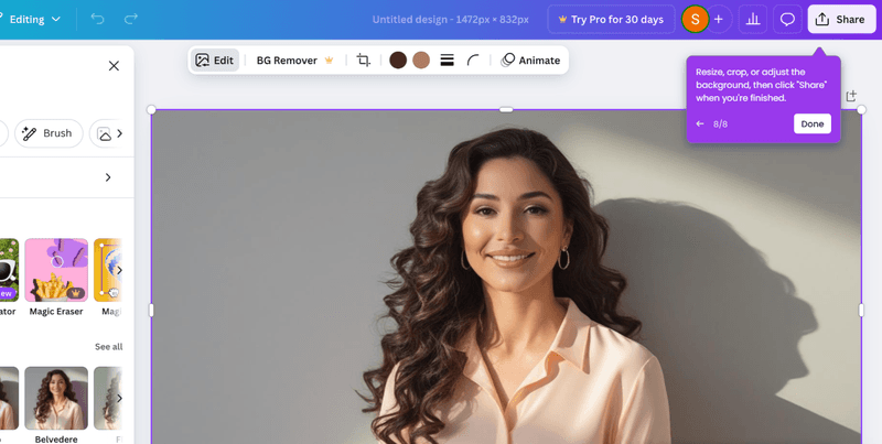 How to Fade Edges of Photo in Canva: 1-Min Guide