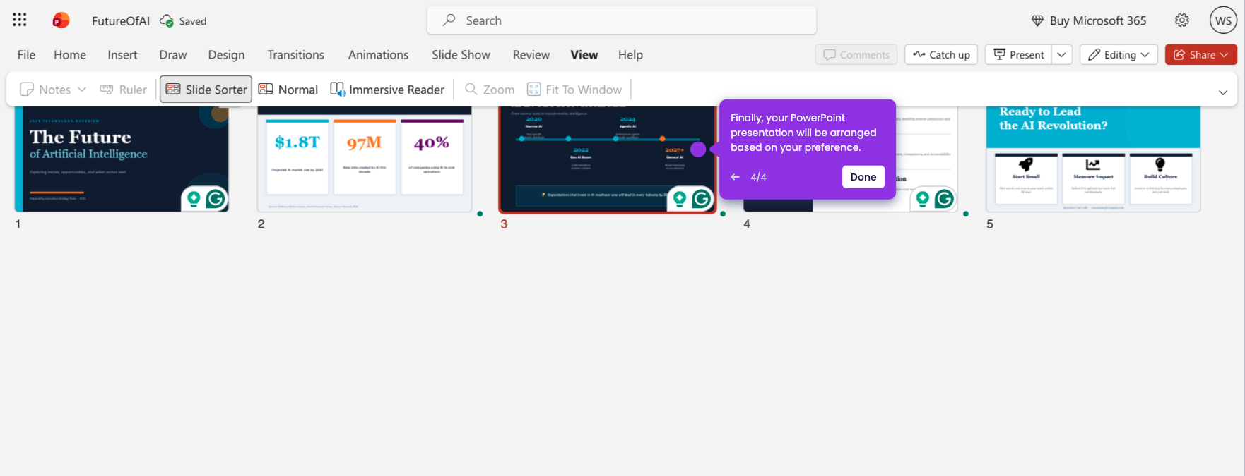 How to Arrange the Slides in PowerPoint: 1-Min Guide