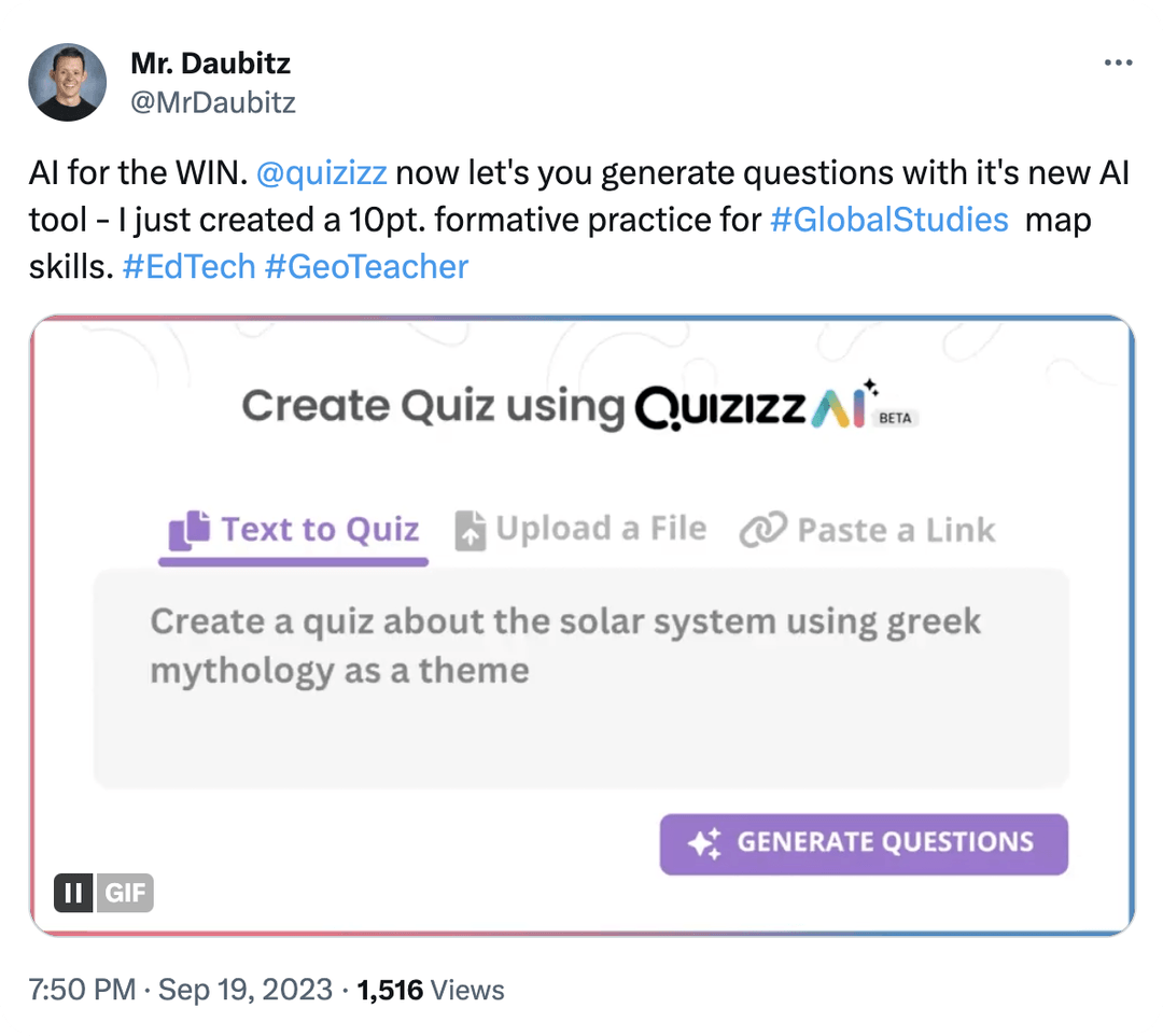 Quizizz AI Certification For Educators