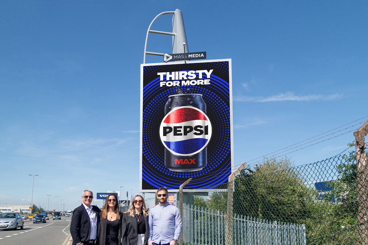Concorde-inspired digital billboard unveiled by Wildstone in North Bristol