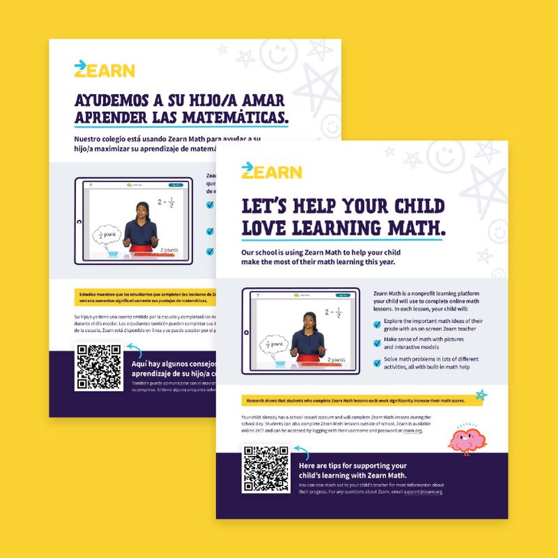 Family Support | Zearn Math