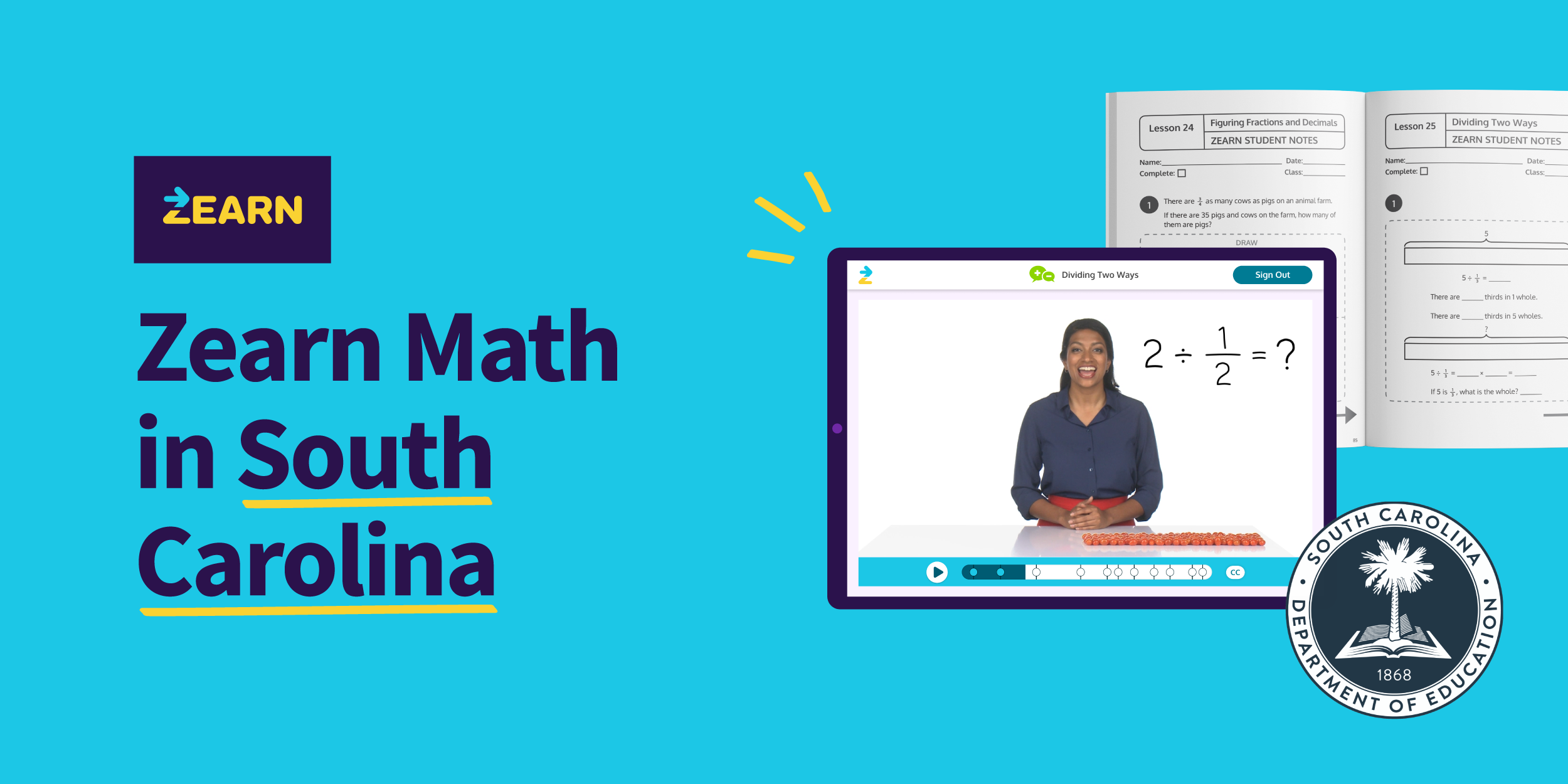 Accelerate Learning for South Carolina Students | Zearn Math