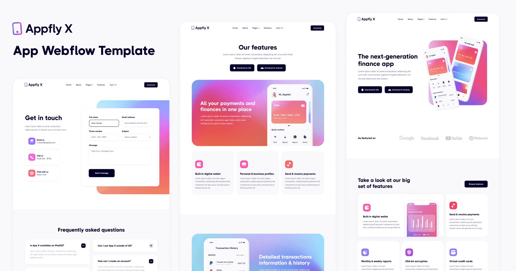 Start Here - Appfly X - Webflow Ecommerce Website Template